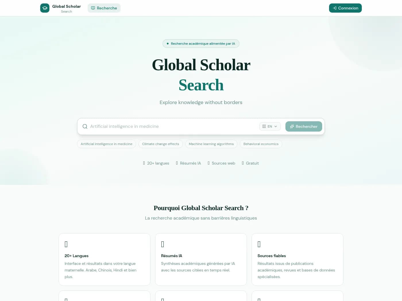 Global Scholar Search