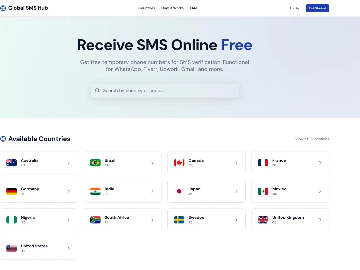 Global Free SMS Hub