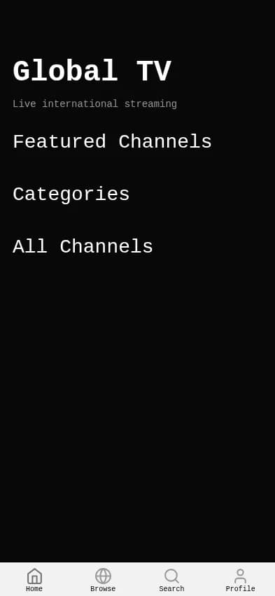 Global TV Streamer