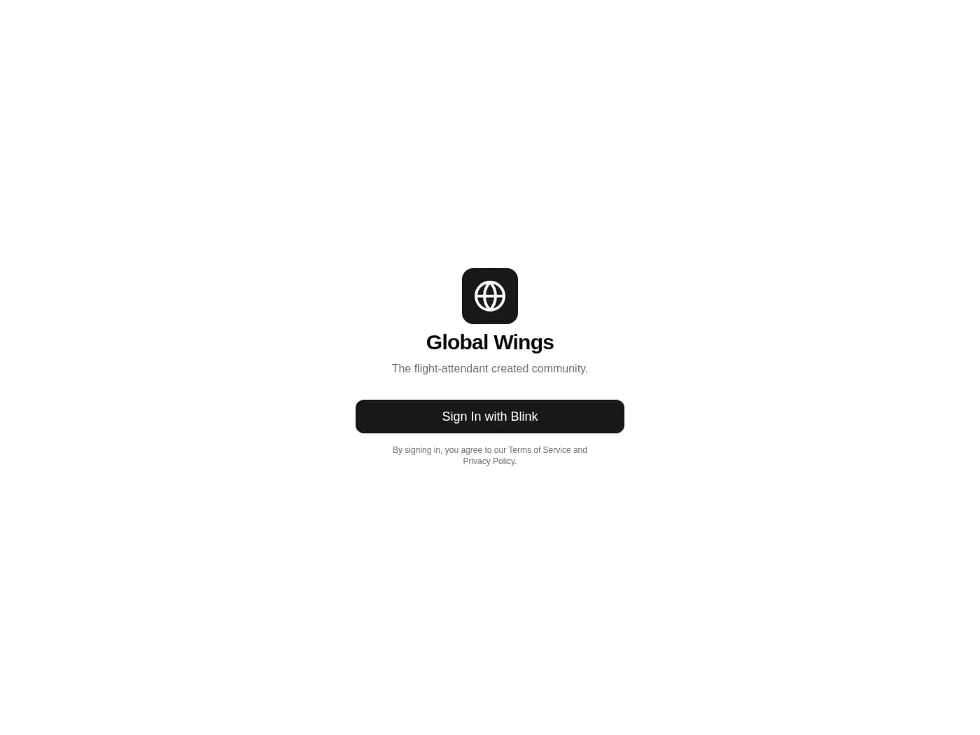 Global Wings Crew App