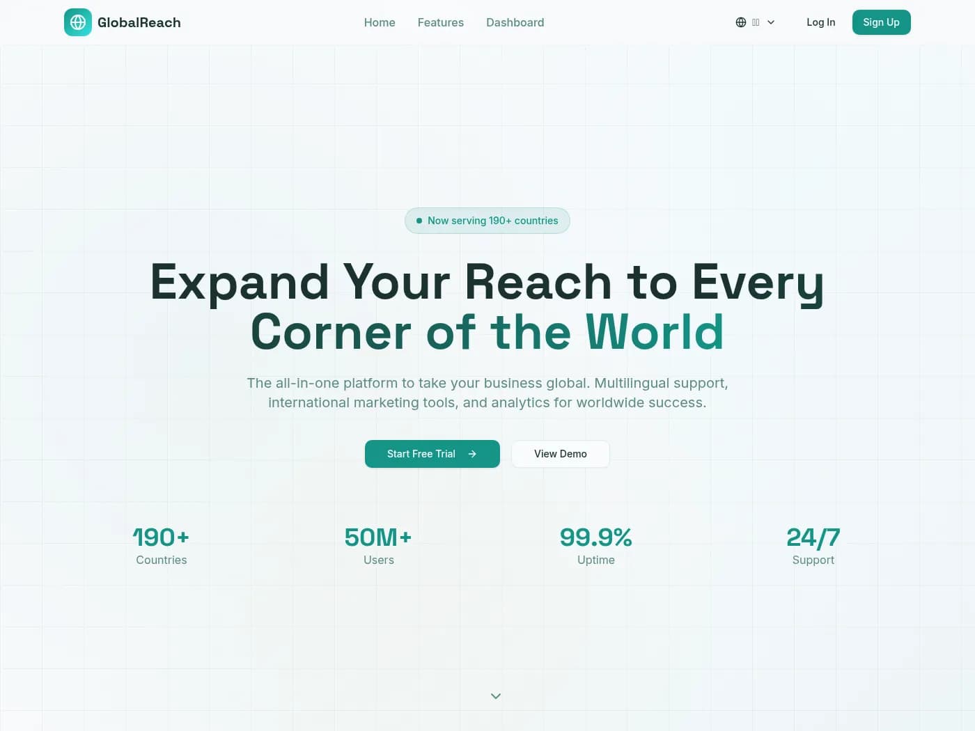 GlobalReach Web Platform