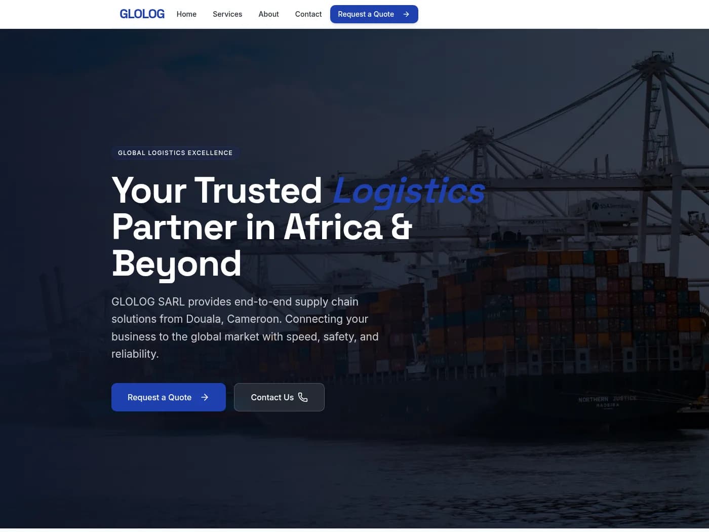 GLOLOG Logistics Website