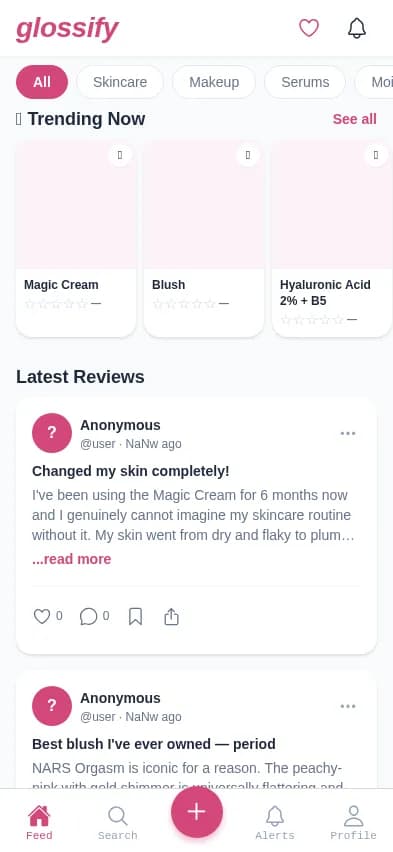 Glossify Beauty Reviews
