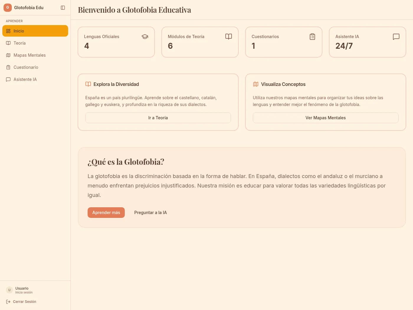 Glotofobia Educativa