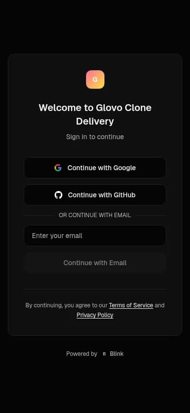 Glovo Clone Delivery