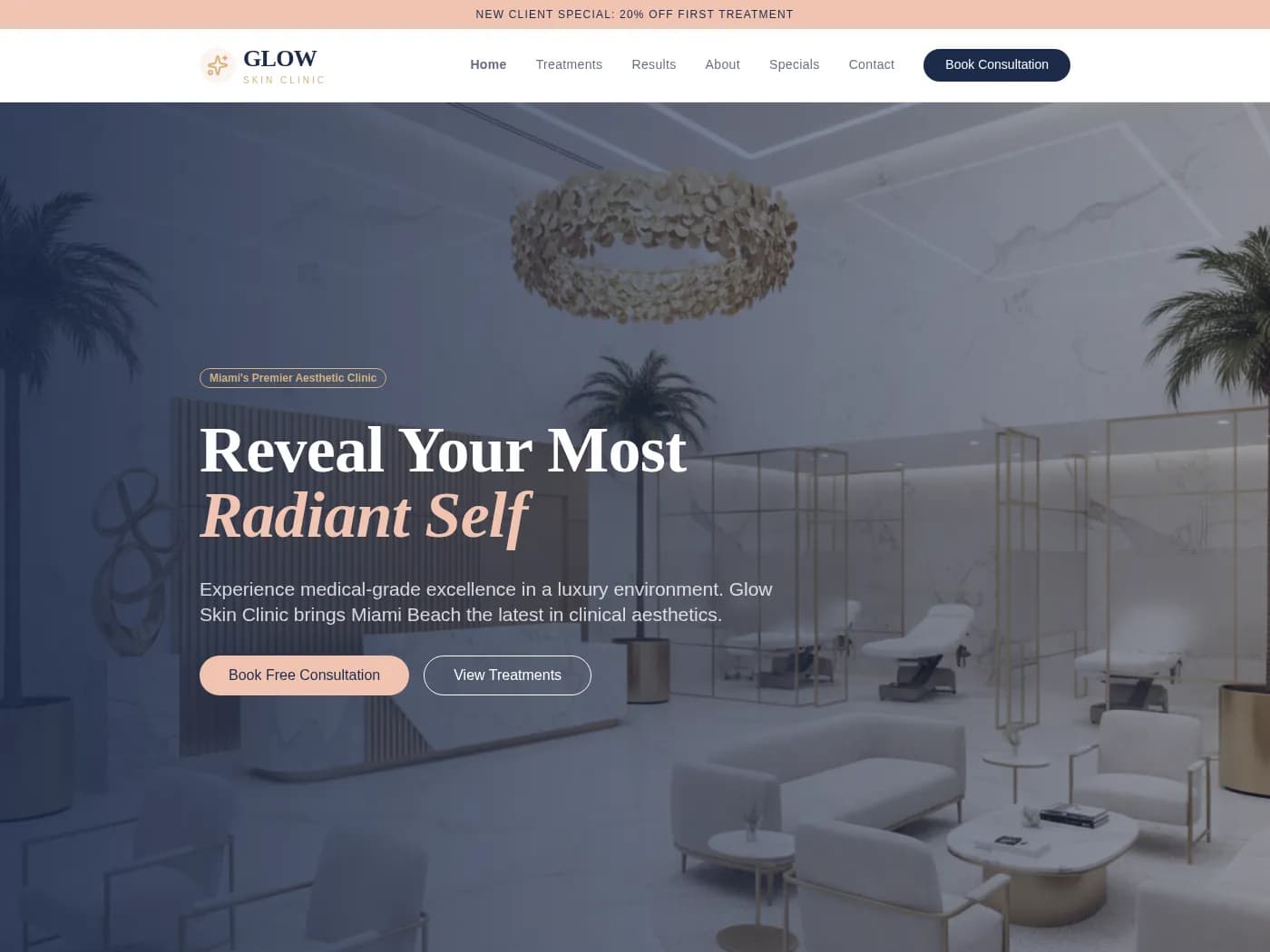 Glow Skin Clinic Web