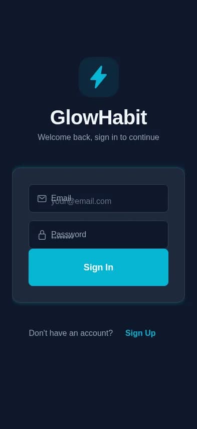 GlowHabit Tracker