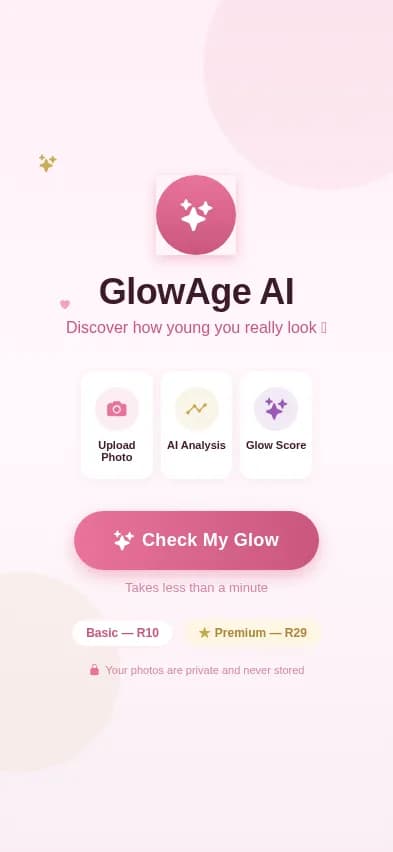 GlowAge AI Beauty App