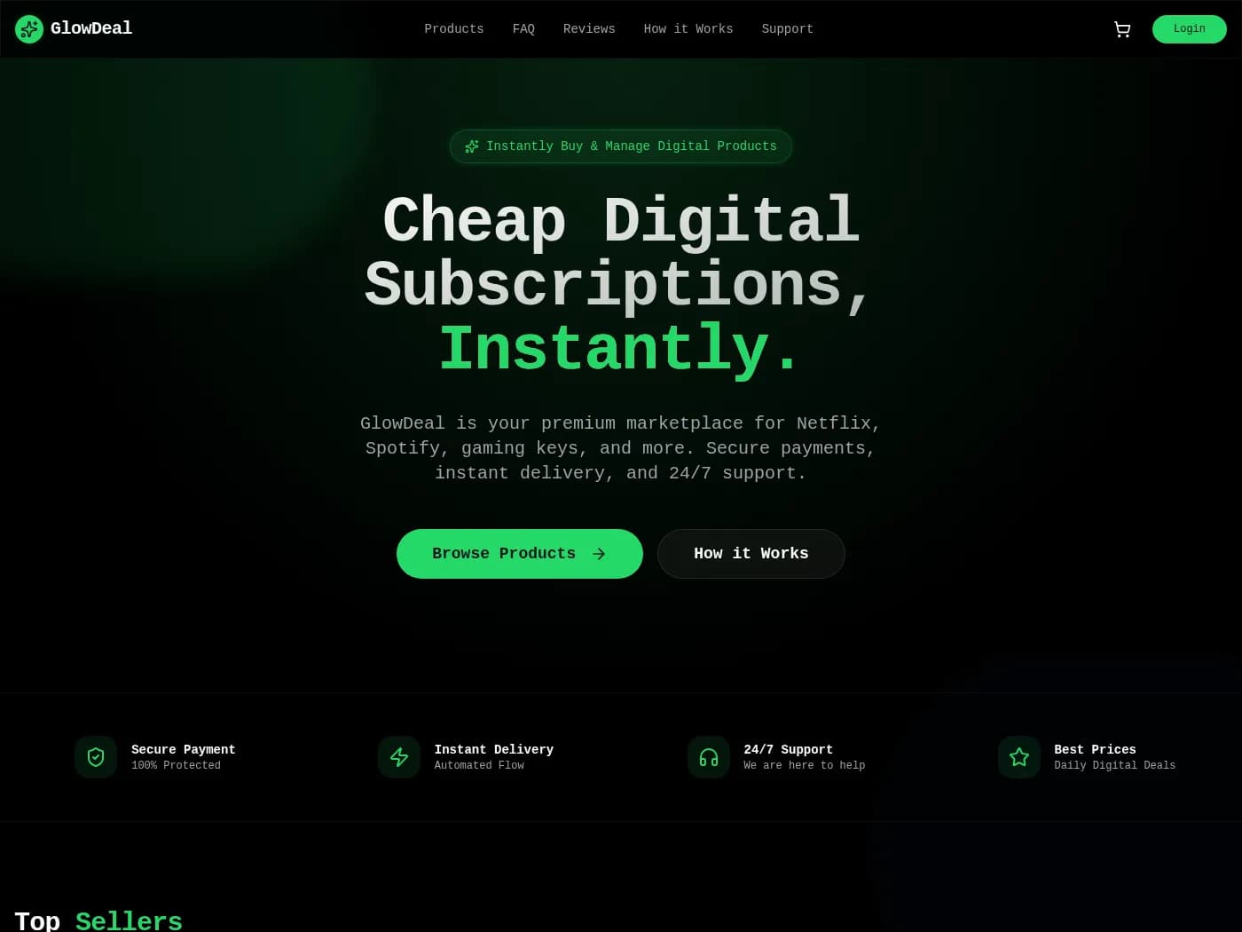 GlowDeal Marketplace