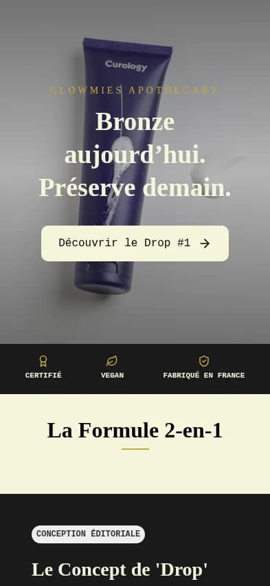 Glowmies E-Commerce Mobile