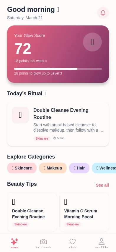 GlowUp App