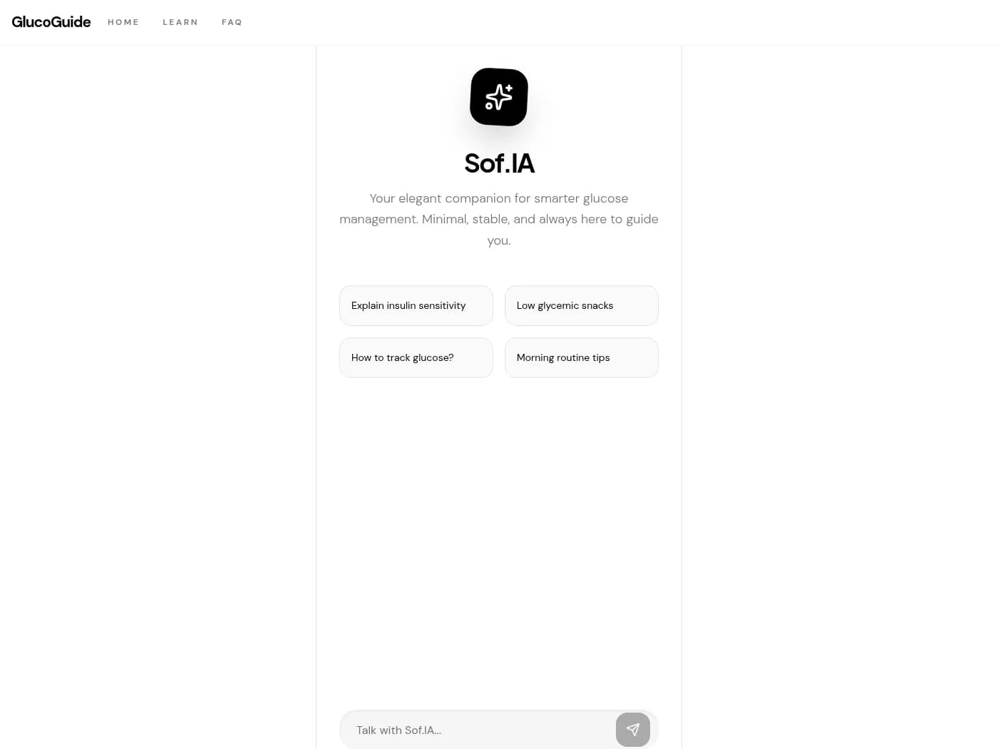 GlucoGuide AI Chat