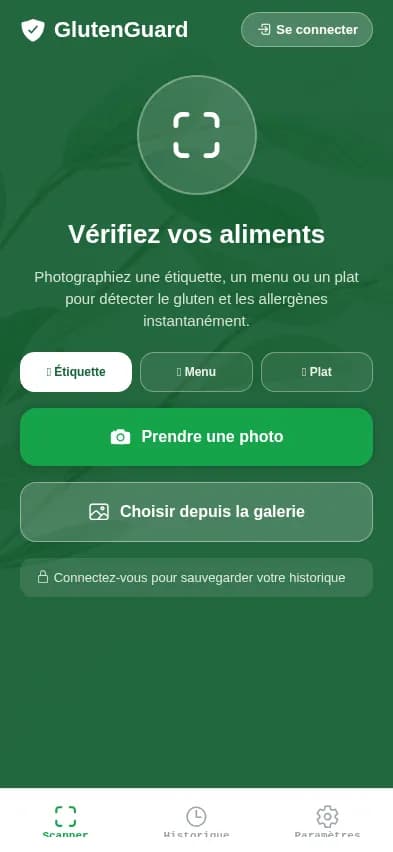 GlutenGuard Mobile