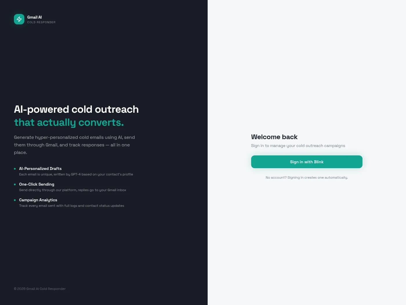 Gmail AI Cold Responder
