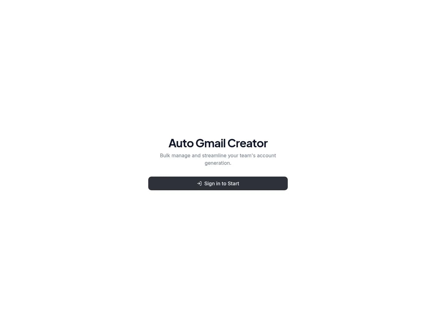 Auto Gmail Creator