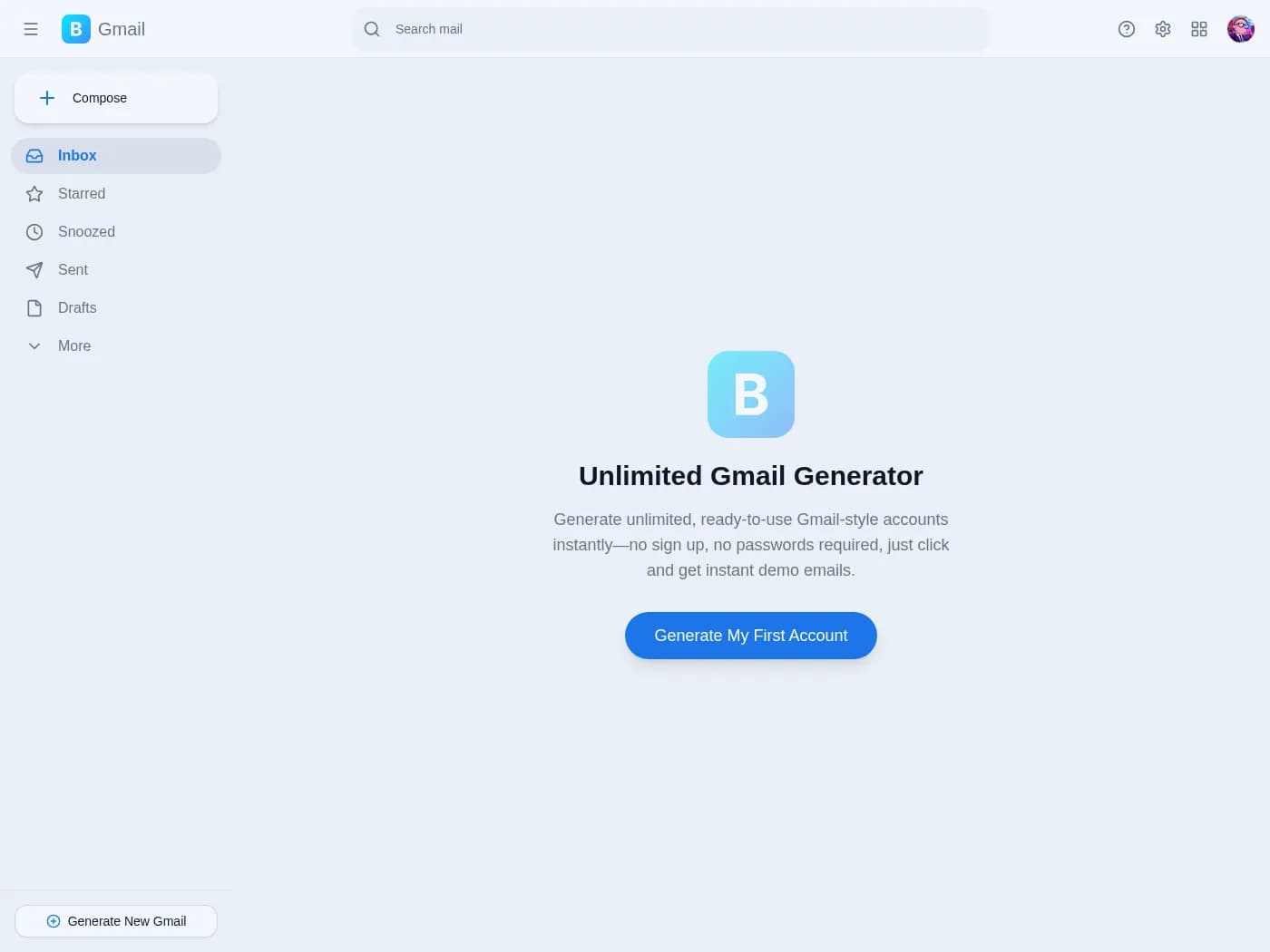 Unlimited Gmail Generator