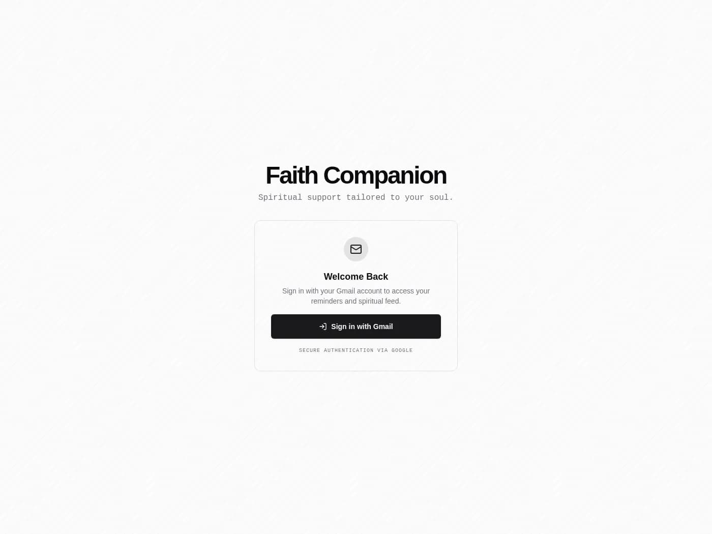 Gmail Faith Companion
