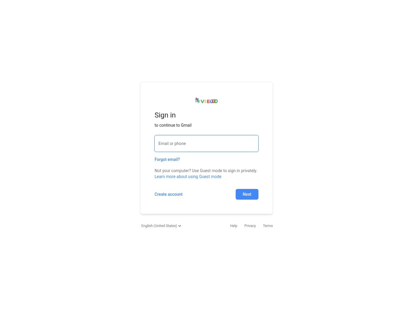 Gmail-Style Login Trainer