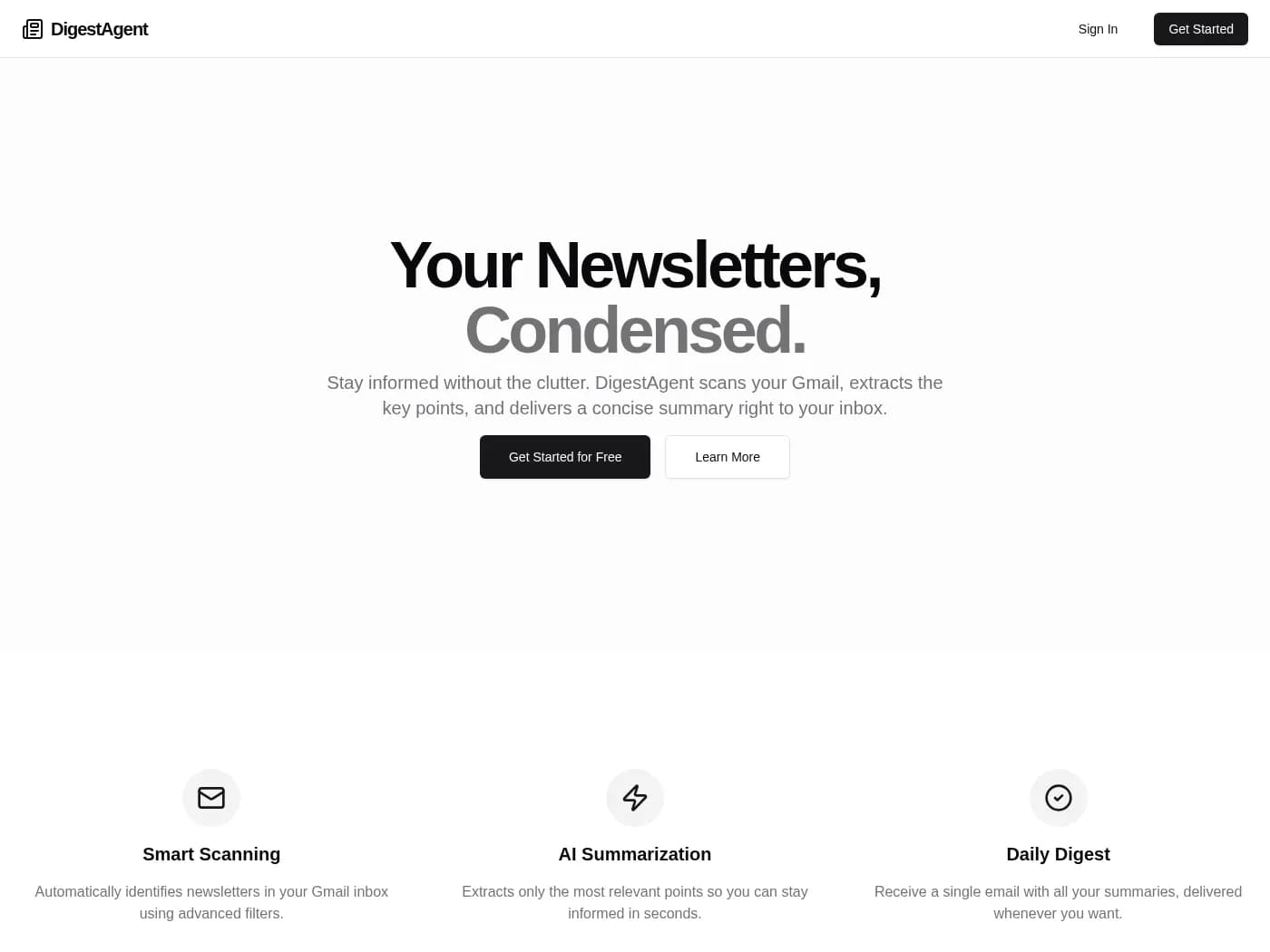 Newsletter Digest Agent