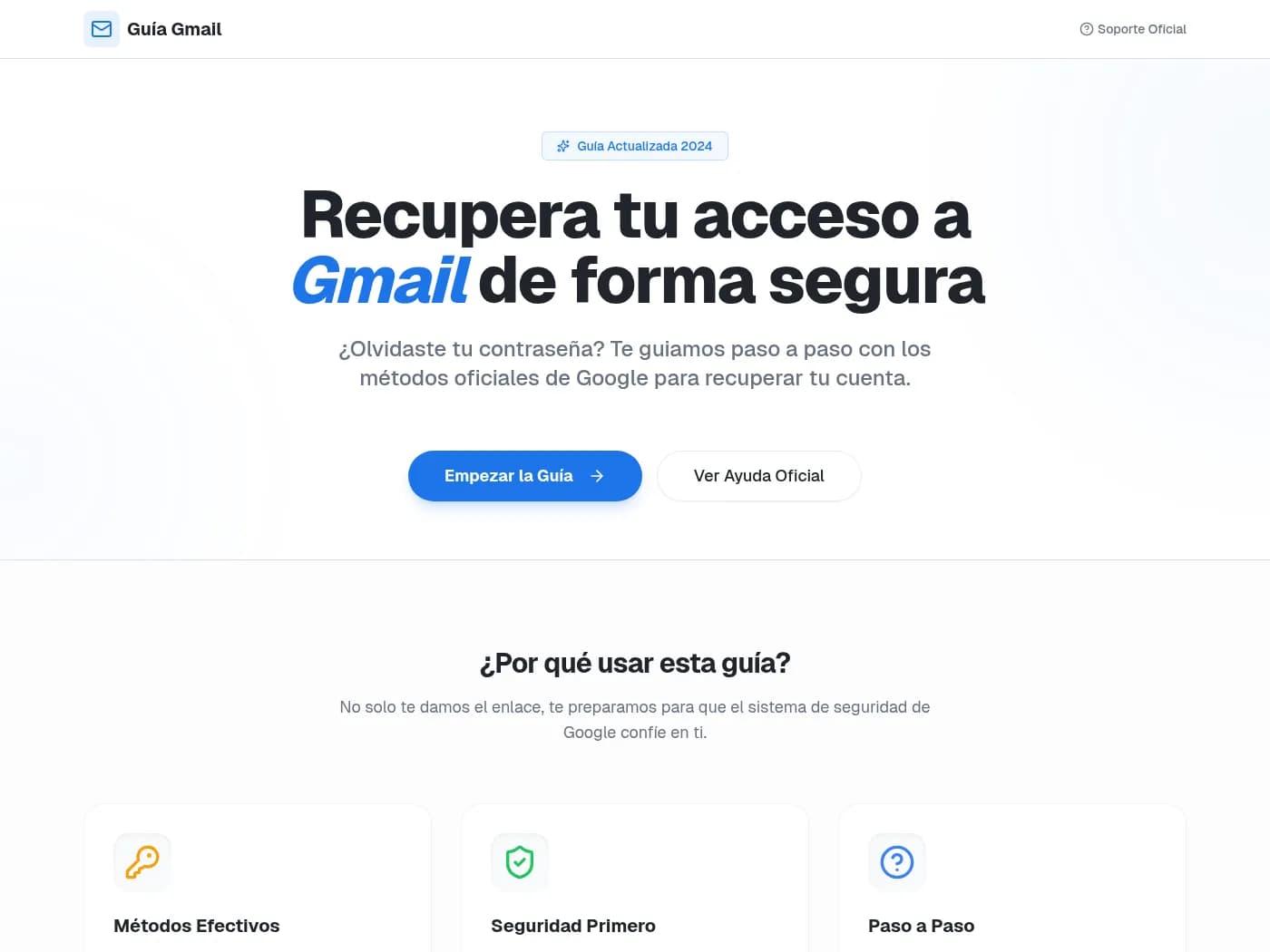 Gmail Recovery Guide
