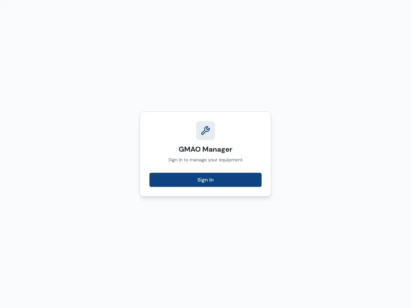 GMAO Manager