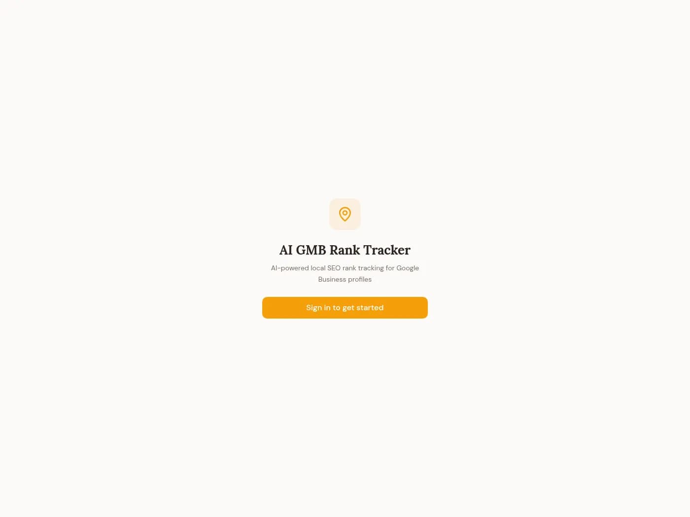 AI GMB Rank Tracker