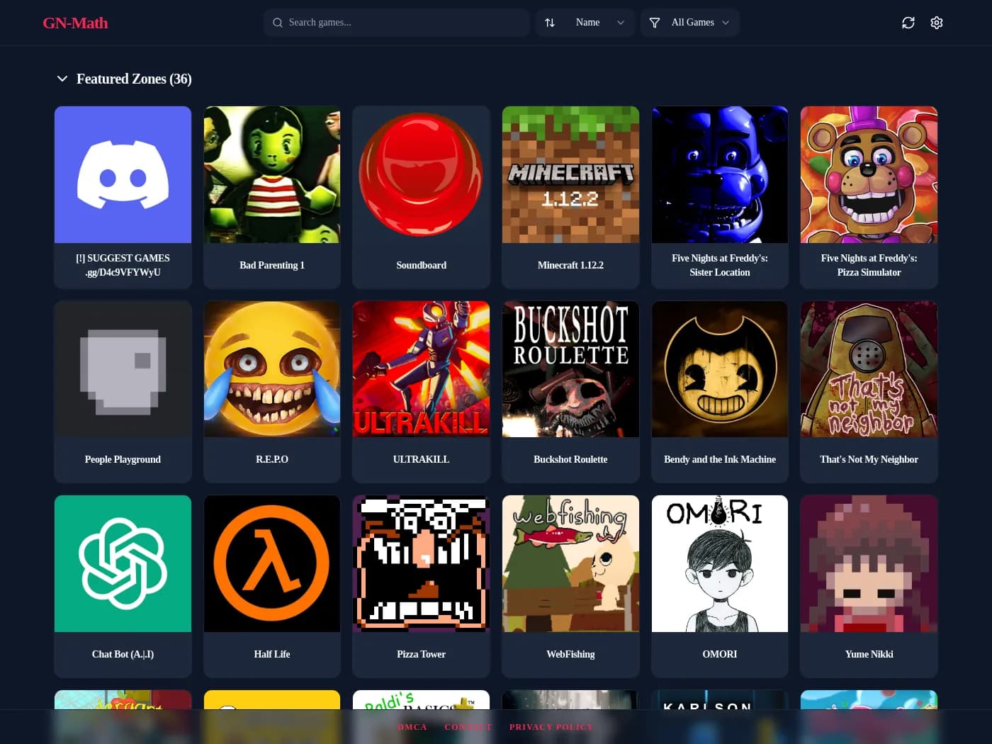 GN-Math Game Hub