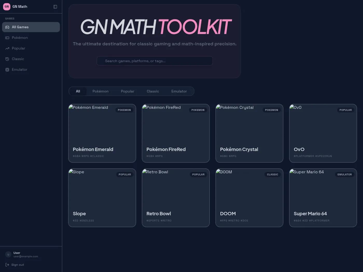 GN Math Toolkit
