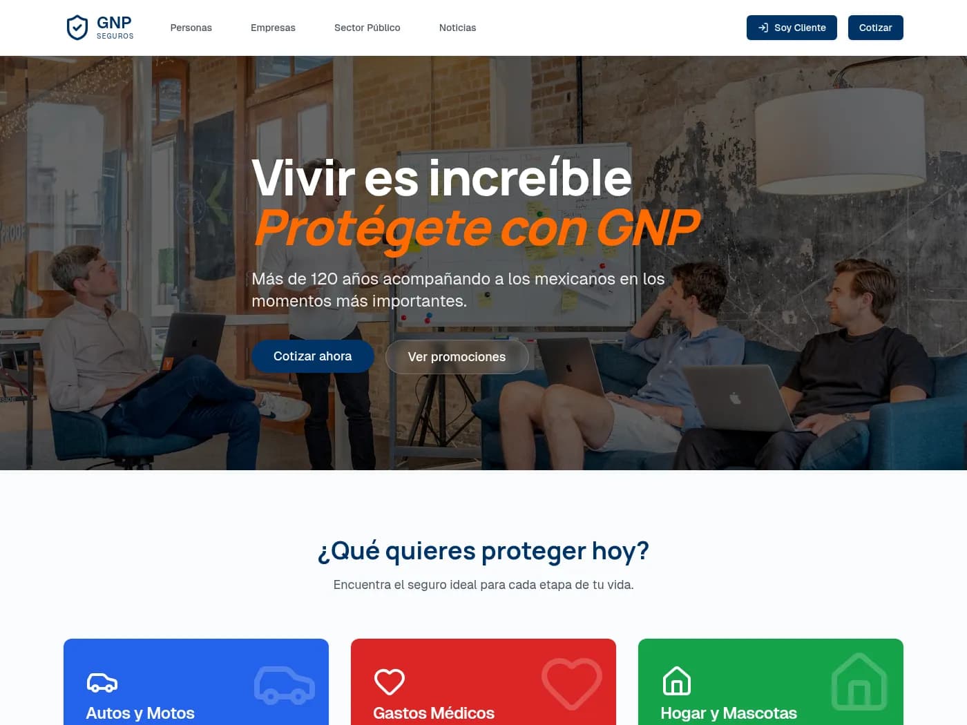 GNP Seguros Clone