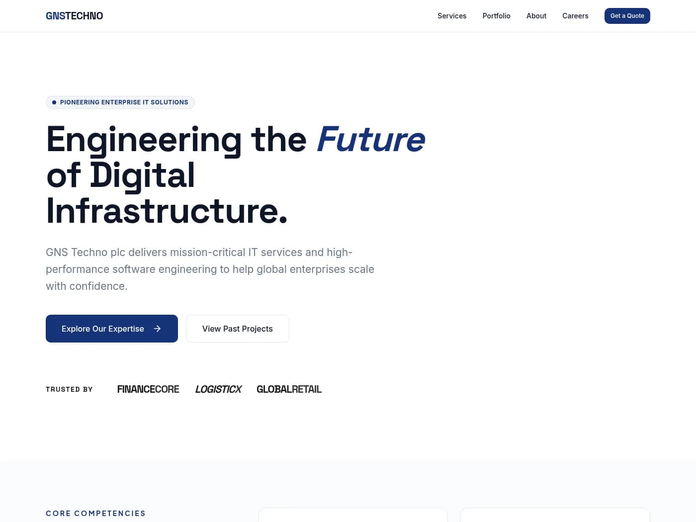 GNS Techno Website