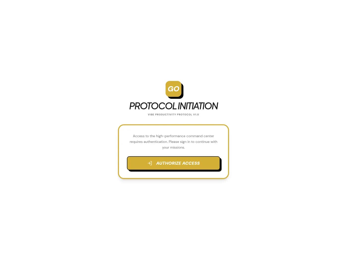 Go Productivity Tracker