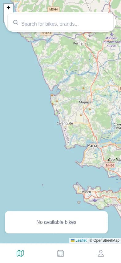 Goa Bike Rental App