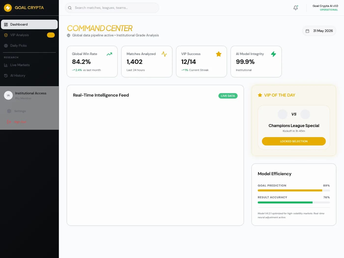 Goal Crypta AI