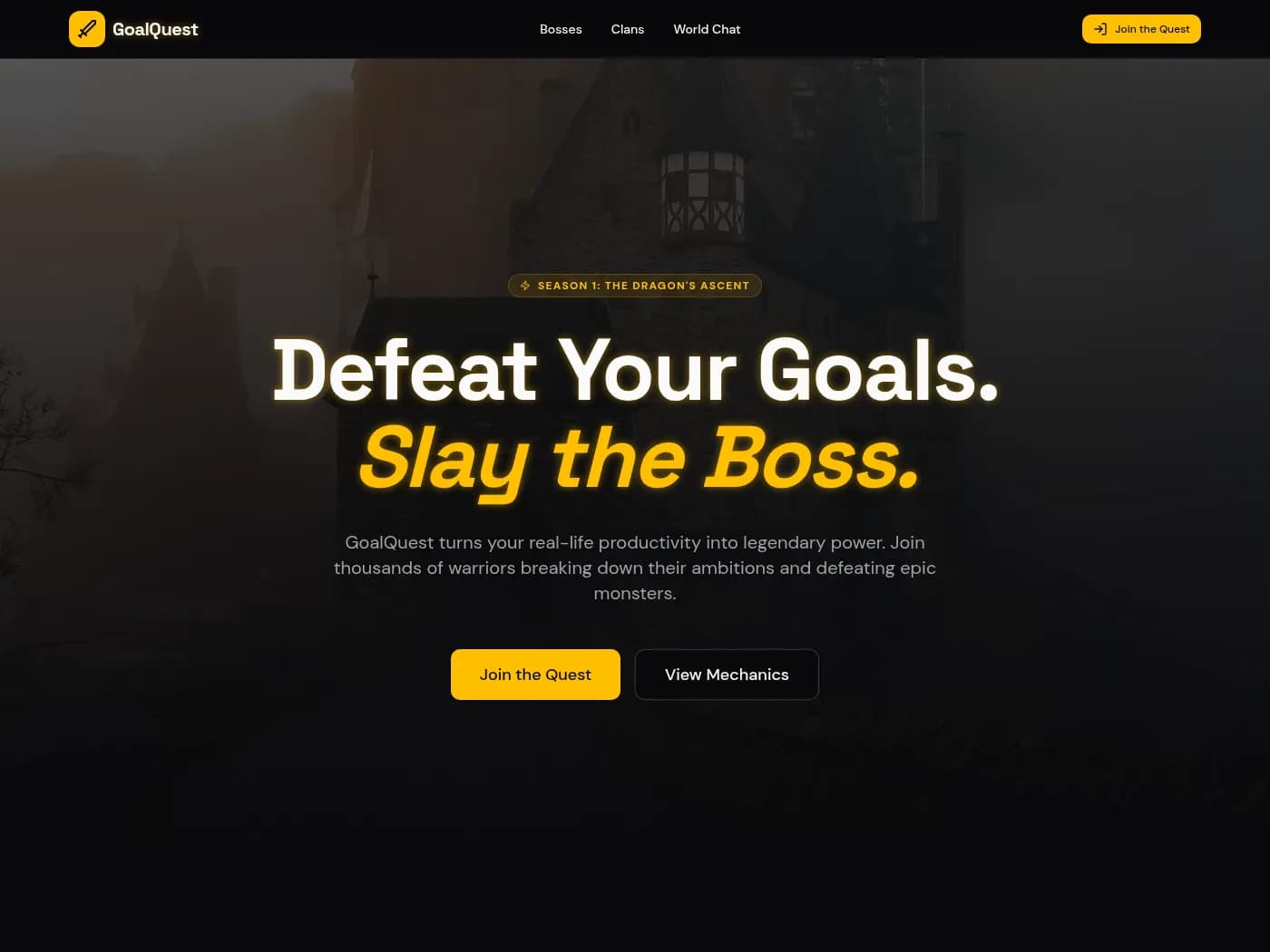 GoalQuest: Battle Bosses