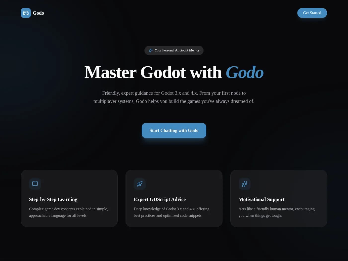 Godo: AI Godot Mentor