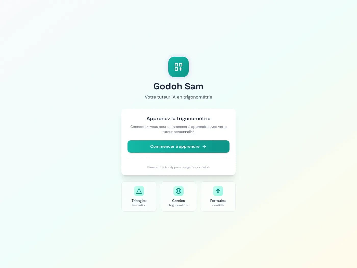 Godoh Sam AI Tutor