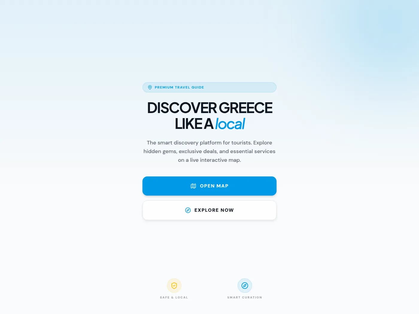 GoGreece Discovery App