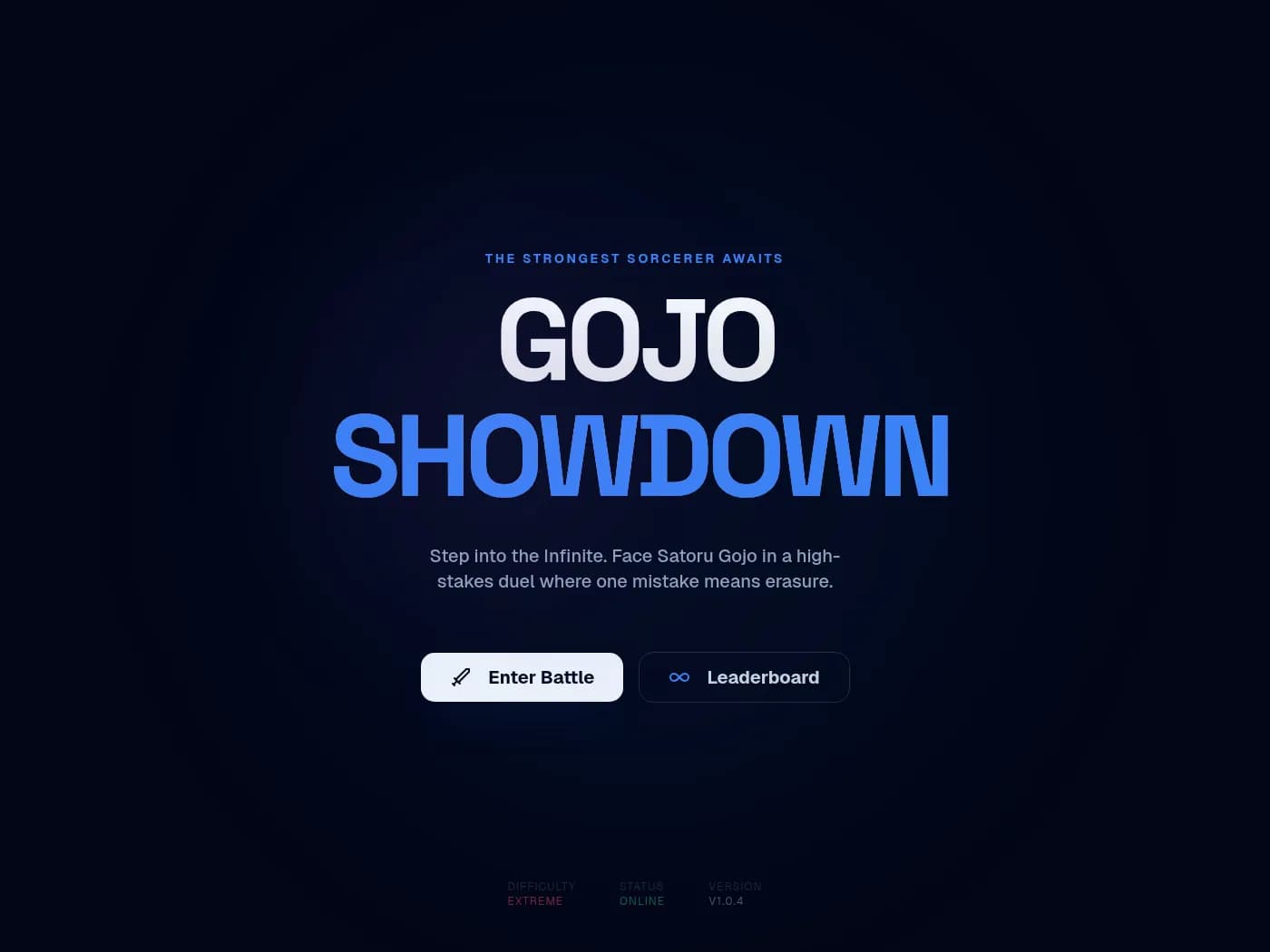 Gojo Showdown