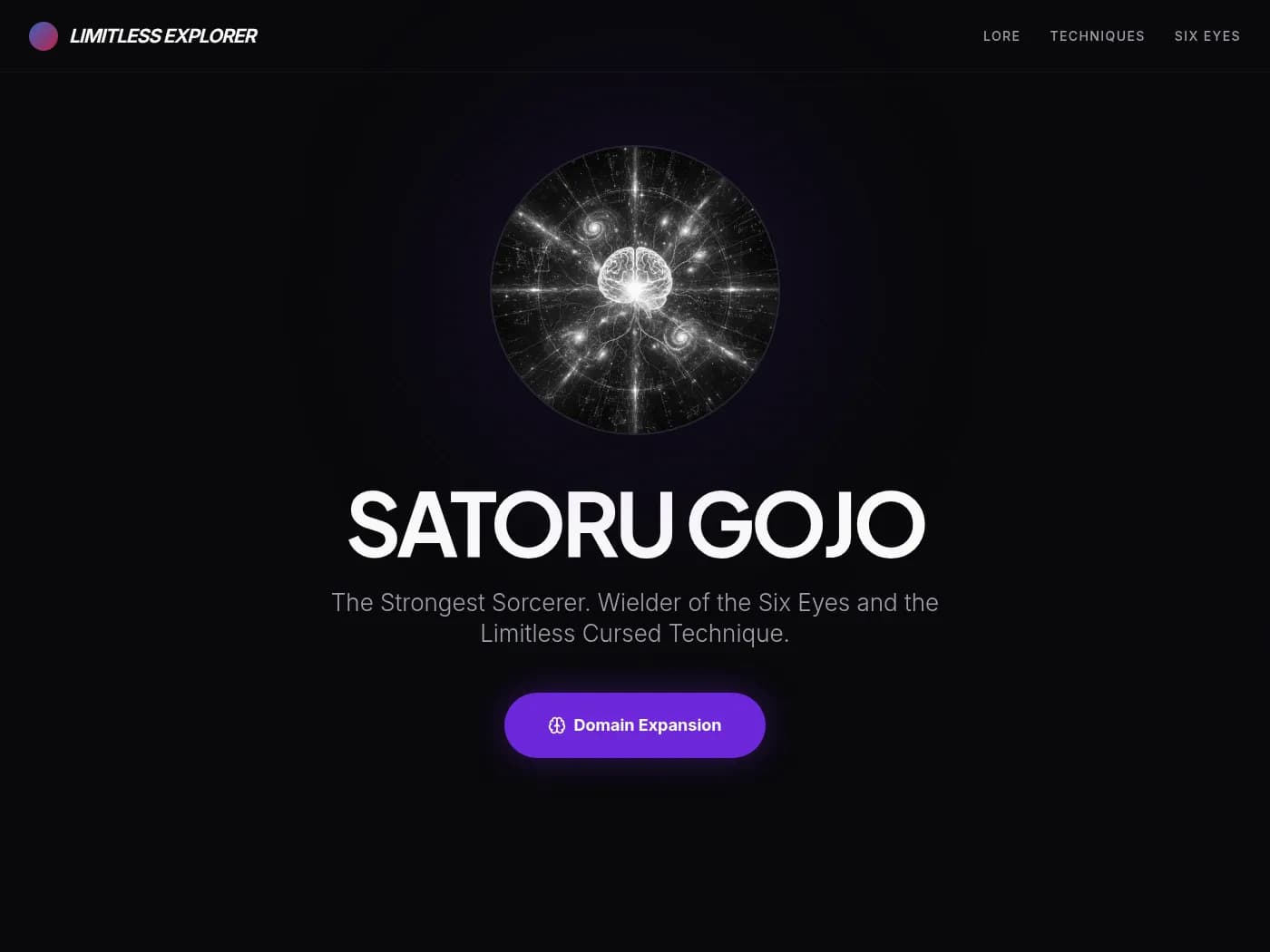 Gojo Domain Explorer