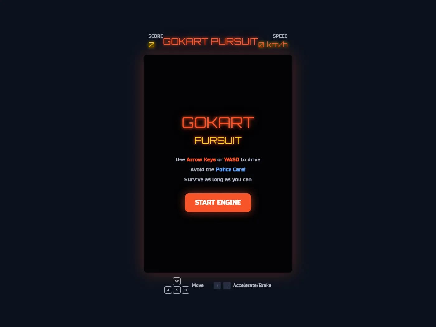 GoKart Police Pursuit