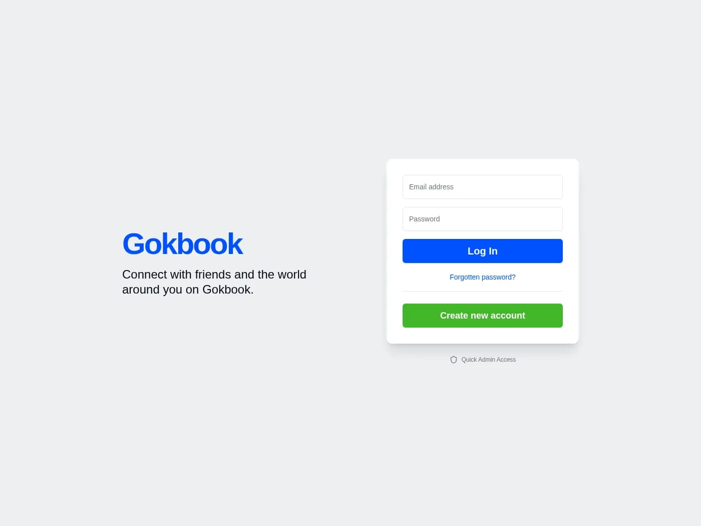 Gokbook Social Platform