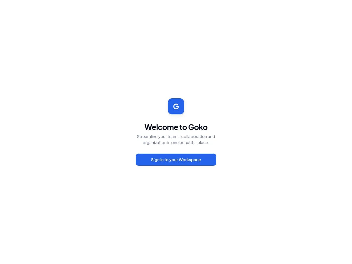 Goko Dashboard