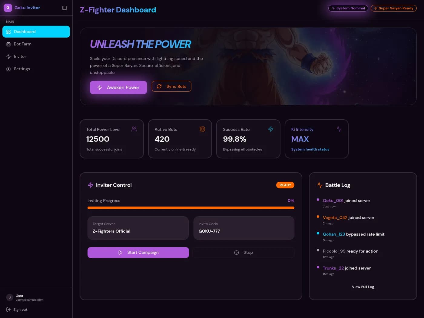 Goku Discord Joiner