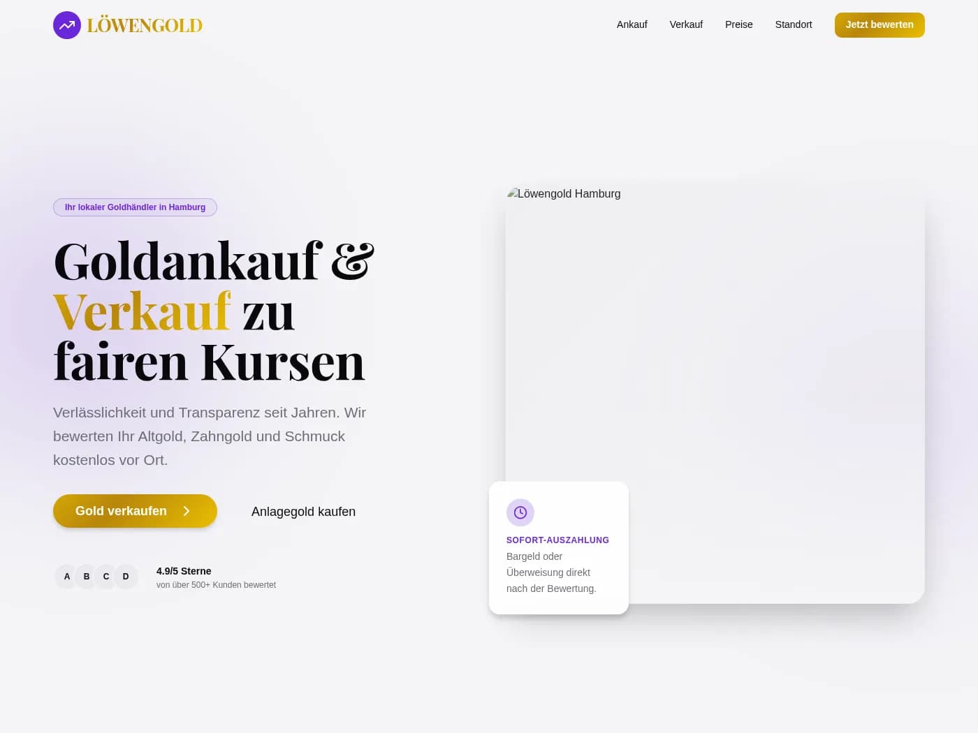 Goldankauf Webshop