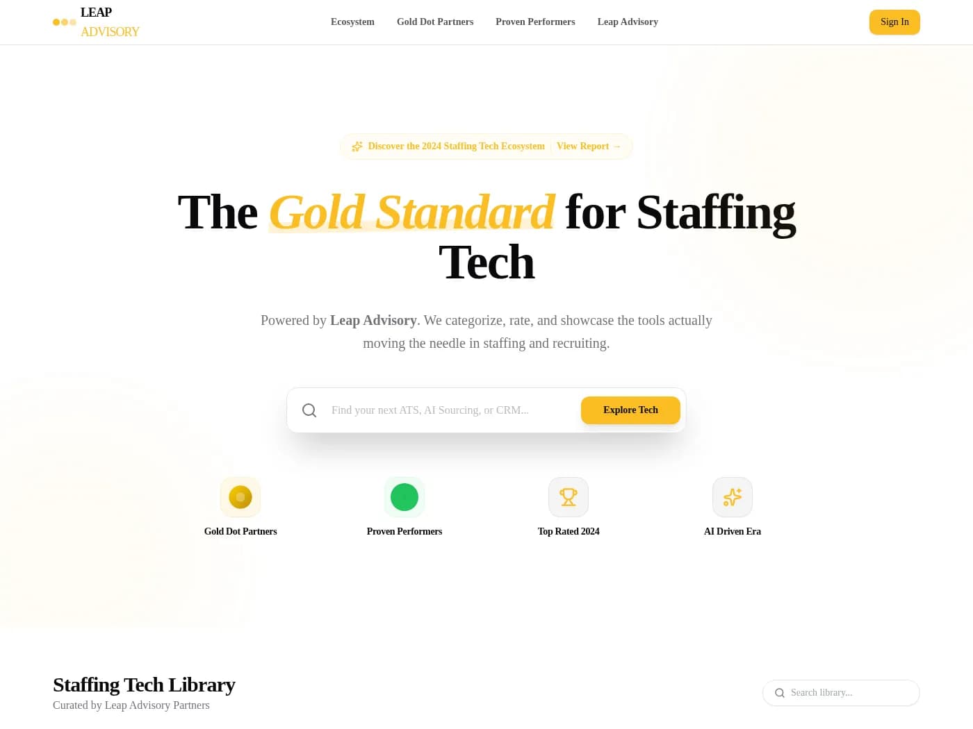 Gold Dot Staffing Tech Hub