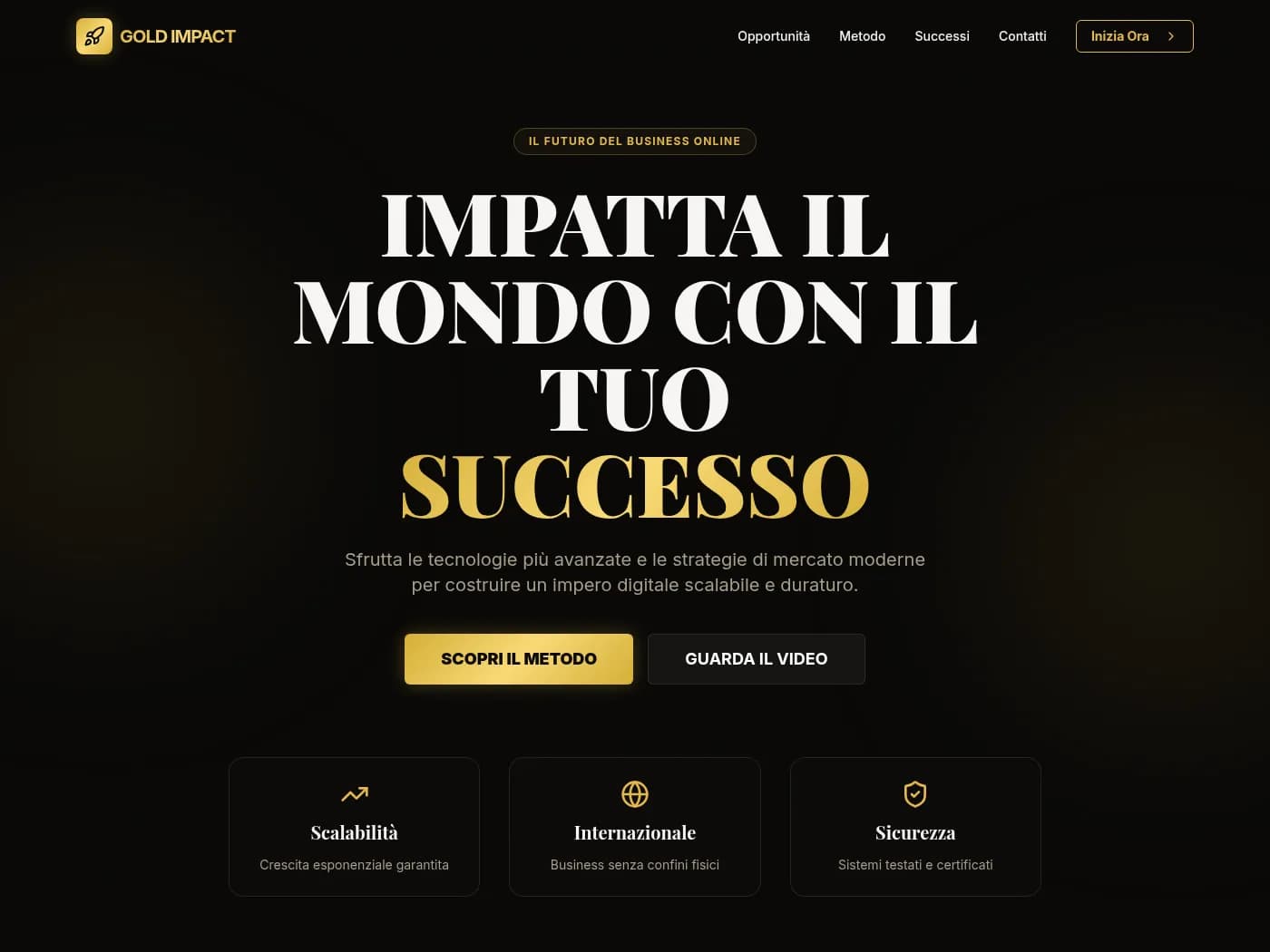 Gold Impact Business Site