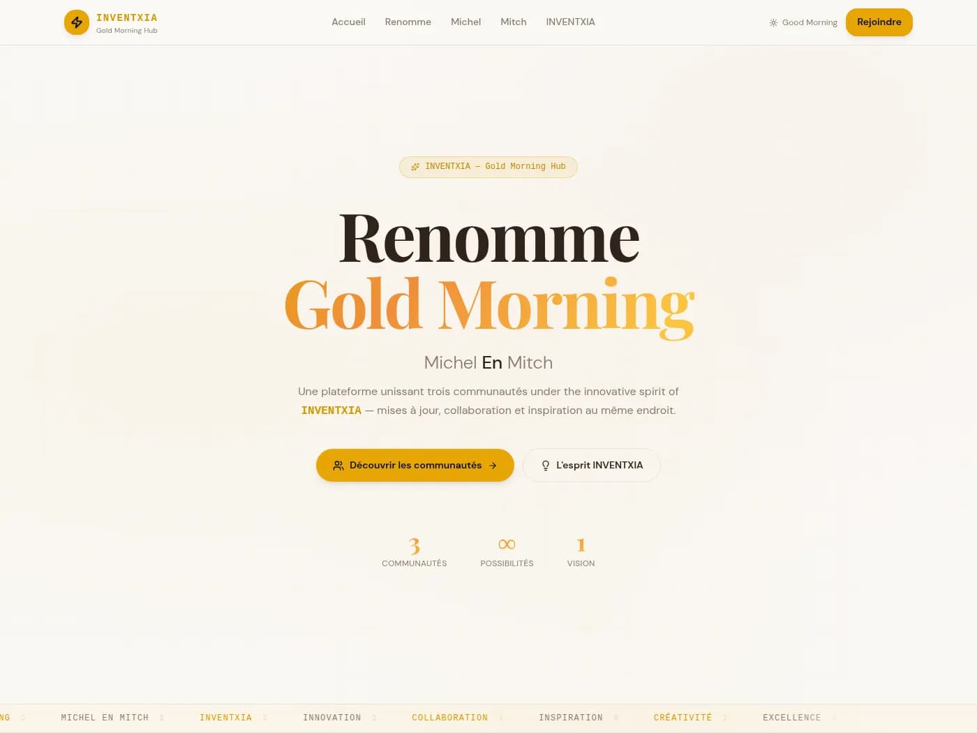Gold Morning Hub