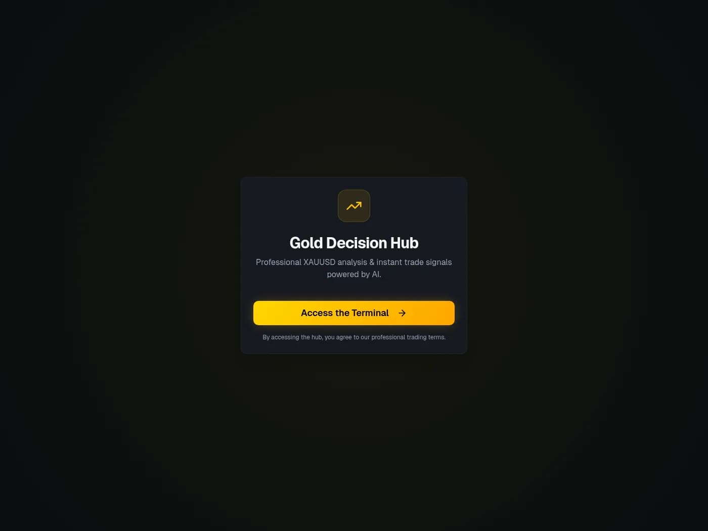 Gold USD Decision Hub