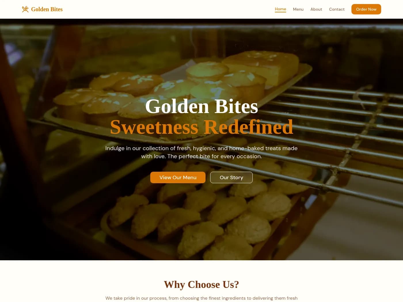 Golden Bites Website