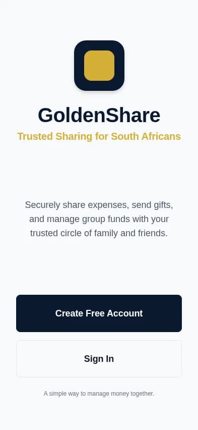 GoldenShare Money App